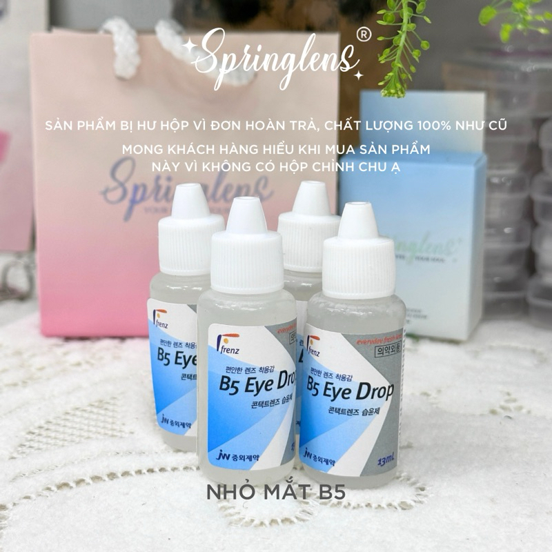 DUNG DỊCH NƯỚC NGÂM LENS VÀ NHỎ MẮT FRENZ PRO B5 - FRESH EYES @spring.lens | Shopee Việt Nam