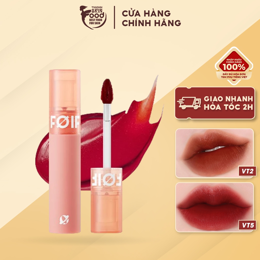 [FOIF by MERZY] Son Kem Lì Thuần Chay Hàn Quốc Foif Daily Velvet Tint ...