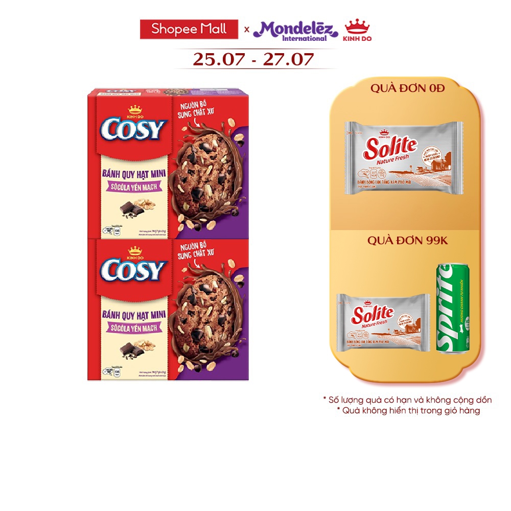 Combo 2 Hộp Bánh Quy Kinh Đô COSY Wonderfulls Yến Mạch Vị Truyền Thống 2 x 196g | Shopee Việt Nam