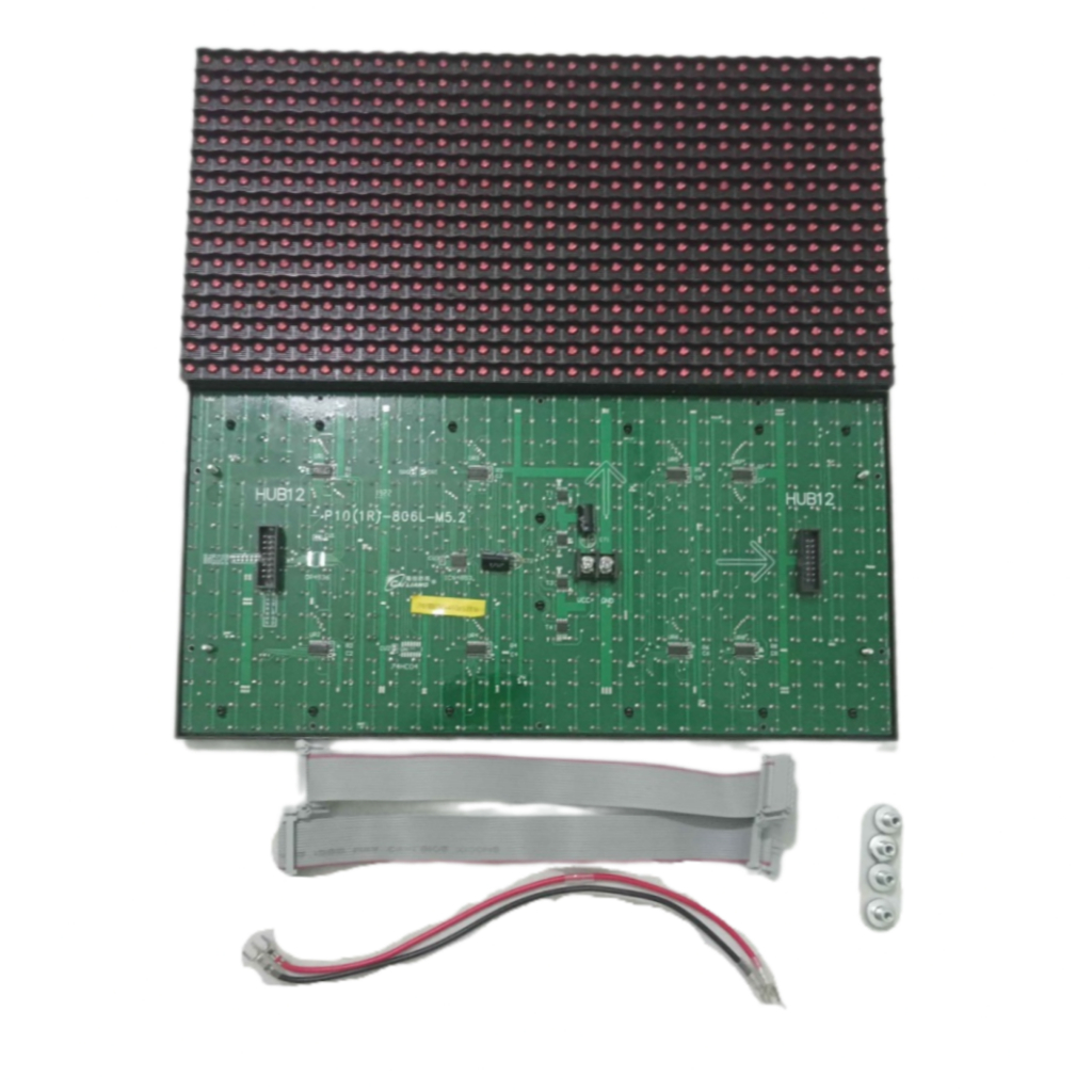 Module led P10 RED DIP màu đỏ, đủ phụ kiện [Module P10 RED DIP ...