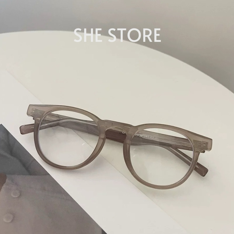 Gọng Kính Cận Dày Dặn Form Tròn Nhỏ Lõi Kim Loại - S5601 | Shopee Việt Nam