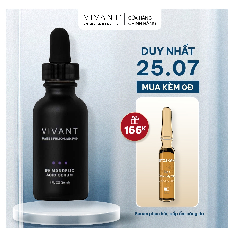 Serum Vivant 8% Mandelic Acid trắng da giảm mụn ngừa lão hoá 3in1 - VIVANT SKINCARE | Shopee ...