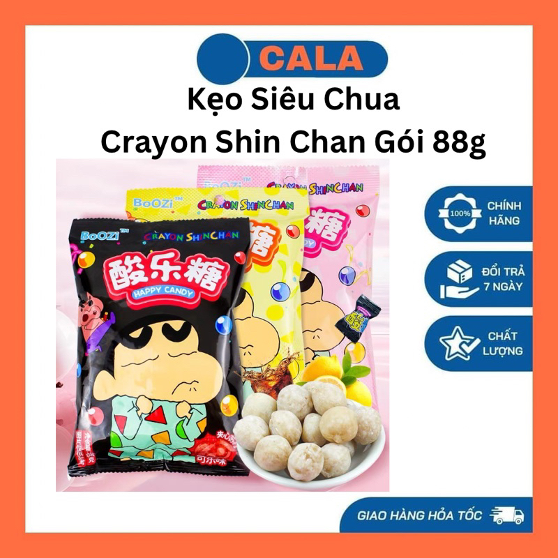 Kẹo Siêu Chua Crayon Shin Chan Gói 88g | Shopee Việt Nam