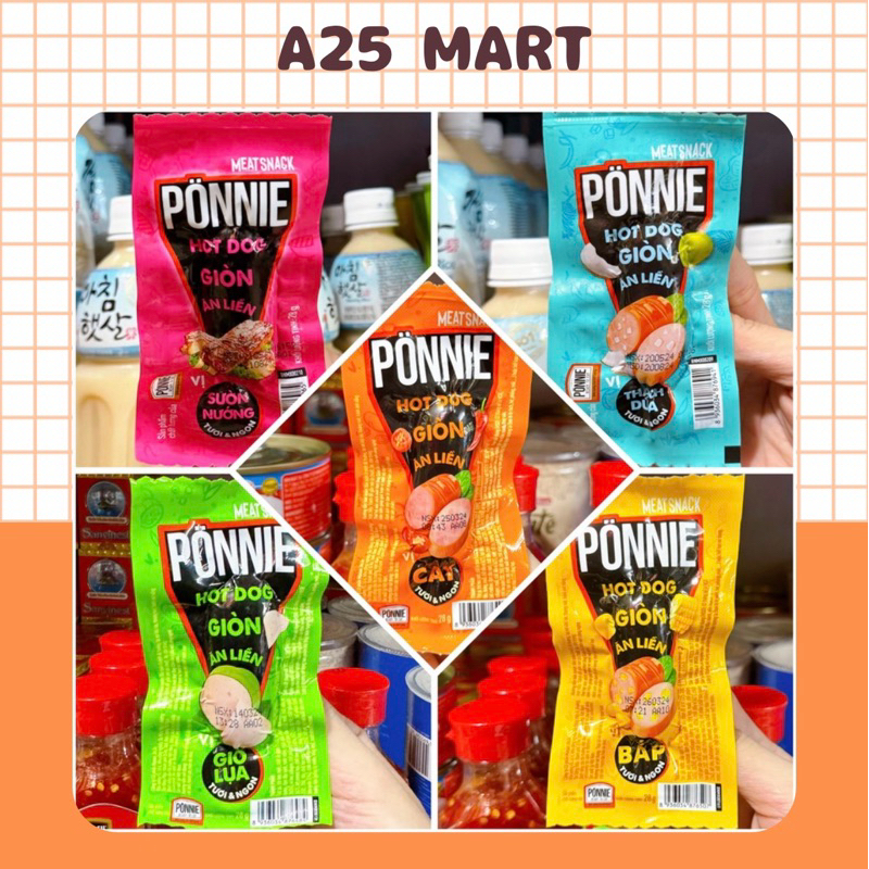Xúc Xích Ponnie HotDog Giòn Ăn Liền Set 5 Chiếc | Shopee Việt Nam