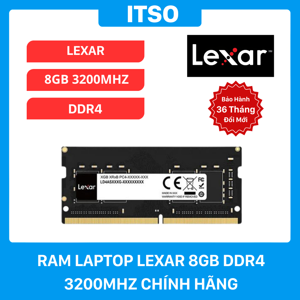 Ram laptop 8GB DDR4 3200Mhz LEXAR (LD4AS008G-B3200GSST) chính hãng ...