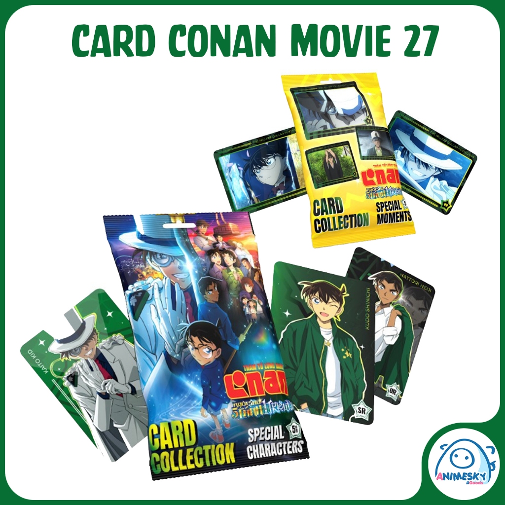 [Có sẵn] Pack nhân phẩm card Conan movie 27 Ngôi Sao 5 Cánh 1 Triệu Đô ...