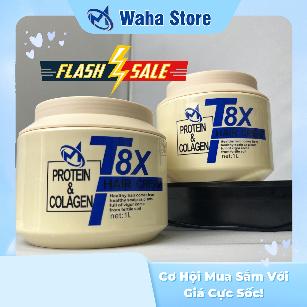 Kem ủ hấp tóc T8X Protein & Collagen (Giá Salon) | Shopee Việt Nam