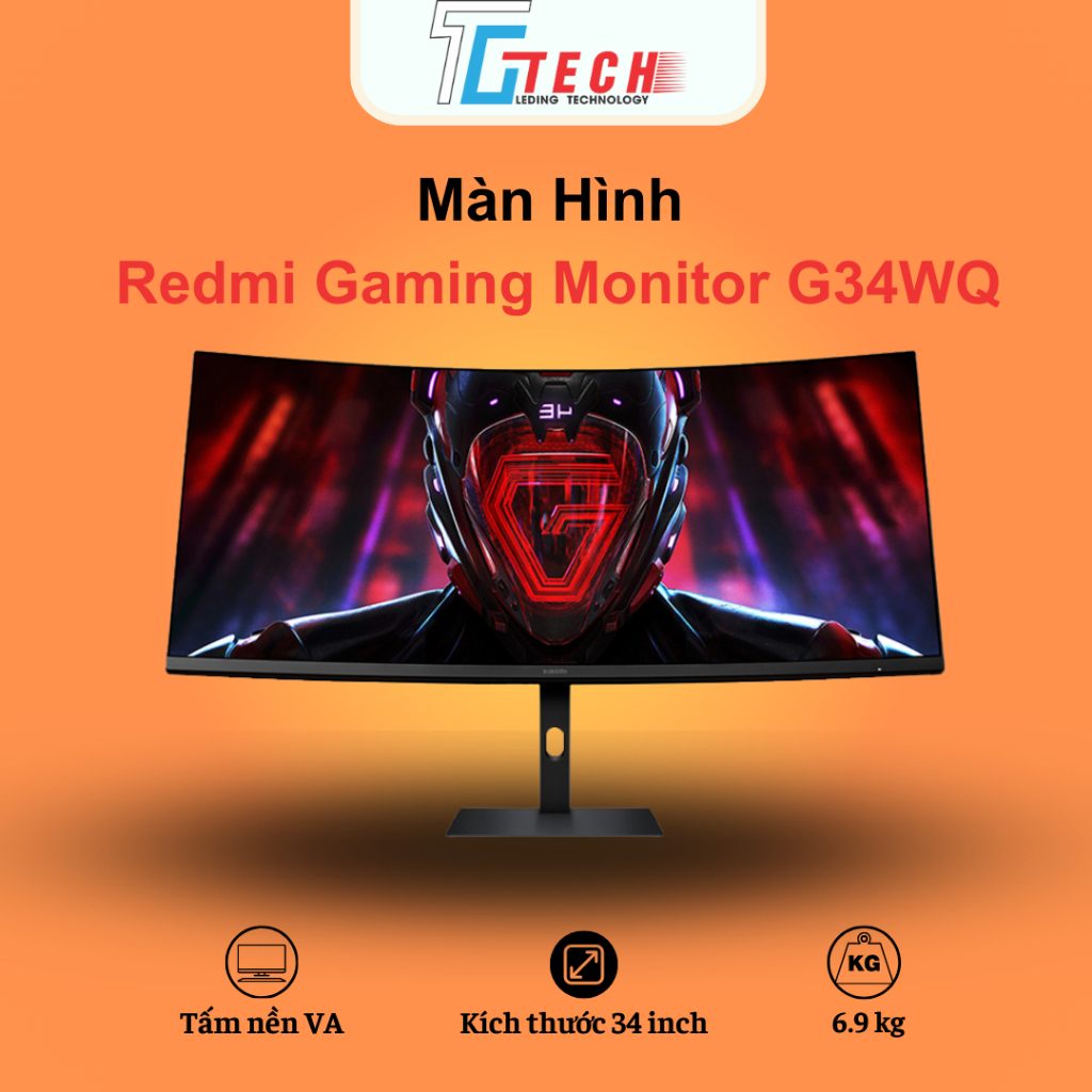 [CHÍNH HÃNG] Màn Hình Cong Xiaomi Redmi G34WQ 34 Inch | Shopee Việt Nam
