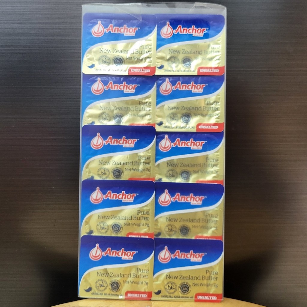 ANCHOR – Vỉ 10 x 7g - BƠ LẠT / NEW ZEALAND / Pure Unsalted Butter ...