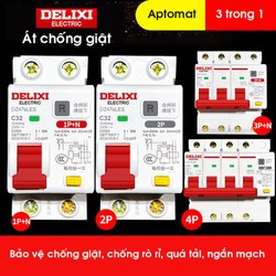 [ HÀNG DELIXI CHÍNH HÃNG] Aptomat chống giật RCBO DELIXI chất lượng cao | Shopee Việt Nam