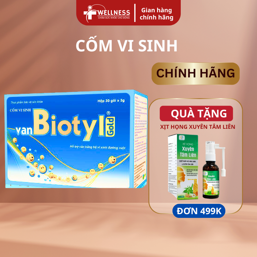 Cốm vi sinh Bio acimin gold, bio van biotyl giúp tiêu hoá khoẻ, trẻ ăn ...