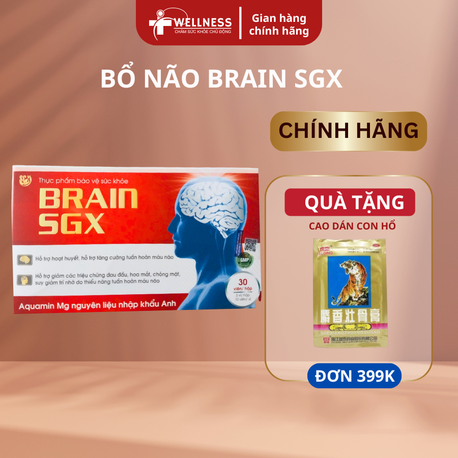 Bổ não, bổ não ginkgo biloba Brain Plus GP Pharm, tăng cường lưu thông ...