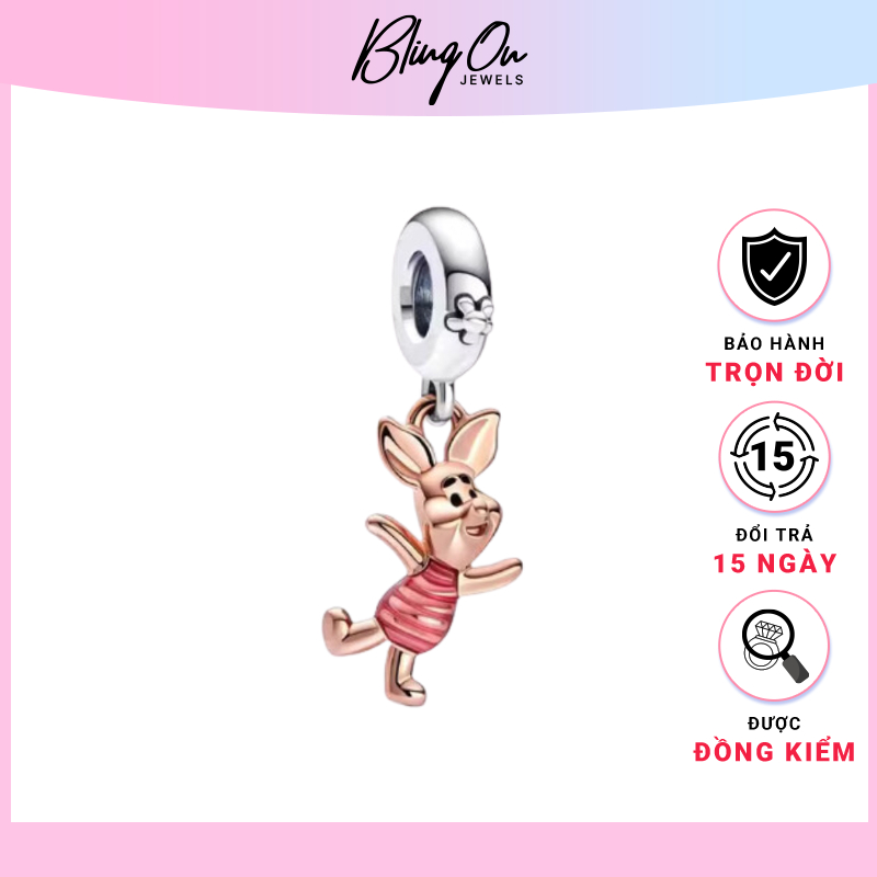 Charm Pandora Disney Winnie the Pooh Piglet Dangle 1199 - Chuẩn Bạc S925 | Shopee Việt Nam