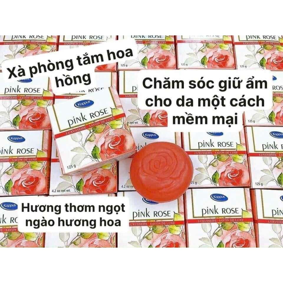 XÀ PHÒNG KAPPUS PINK ROSE - LUXURY SOAP - MADE IN GERMANY -125 g ...
