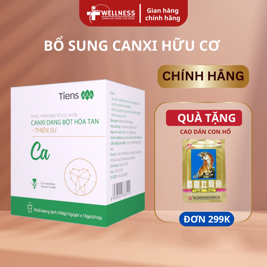 Canxi thiên sư, canxi tiens hữu cơ giúp xương và răng chắc khỏe, hỗ trợ ...