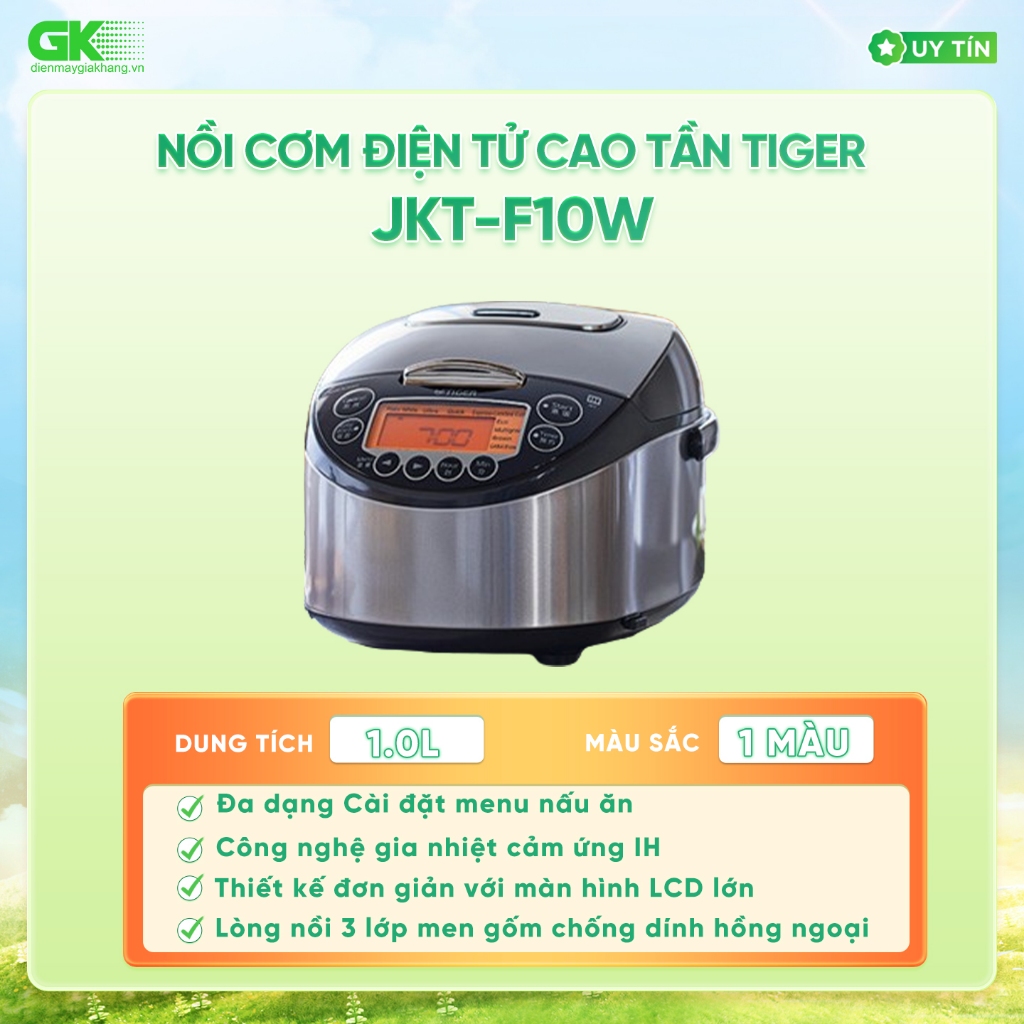 JKT-F10W / JKT-F18W - Nồi Cơm Điện Tử Tiger JKT-F10W/F18W - BẢO HÀNH ...