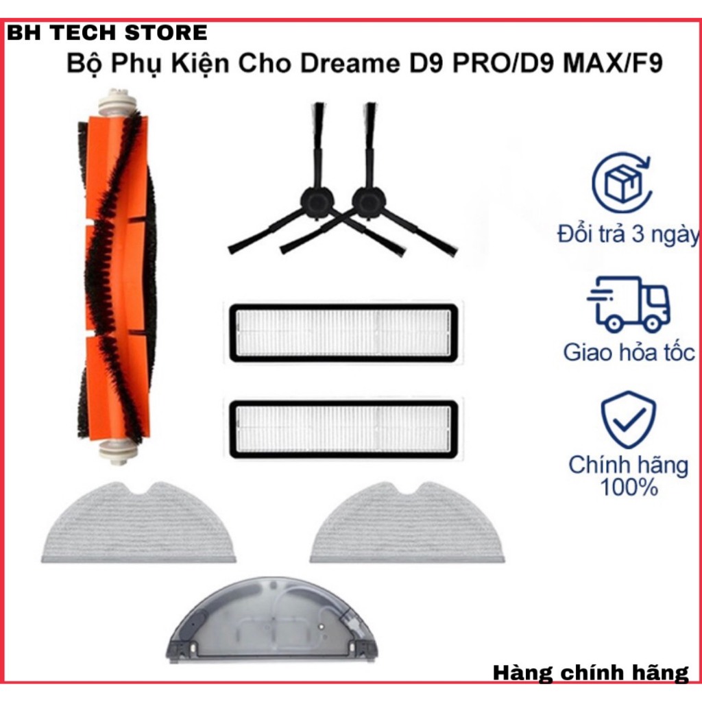 (Hàng chính hãng ) Phụ kiện Thay thế Dreame D9 - D9 Pro - D9 Max - Mova L600. | Shopee Việt Nam