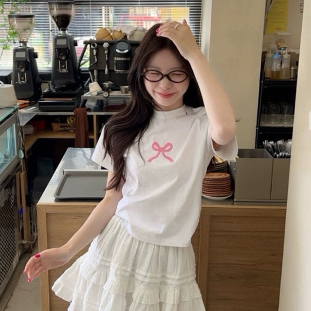 ÁO THUN BABY TEE IN NƠ HOT HOT BBT NOLA | Shopee Việt Nam