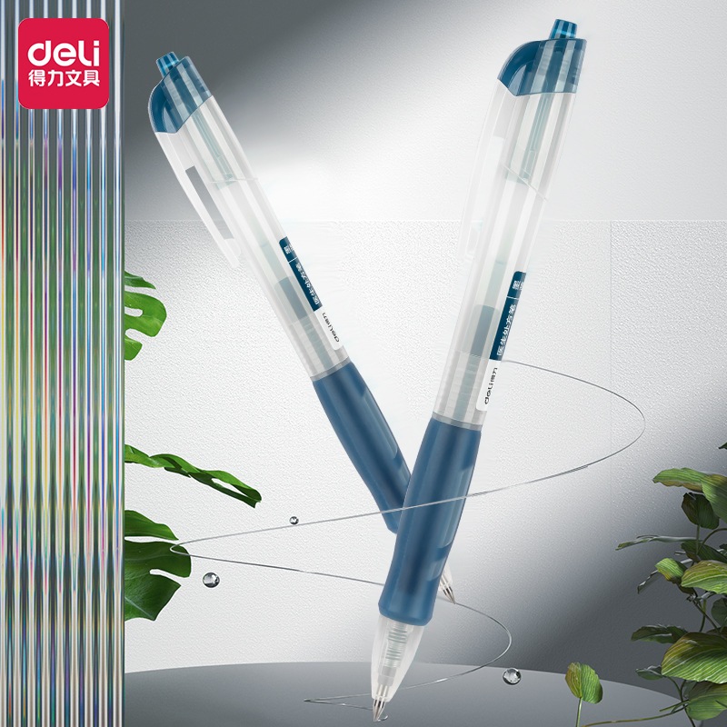 Bút mực gel Deli S08-C Lineflow ngòi 0.5mm màu xanh đen | Shopee Việt Nam