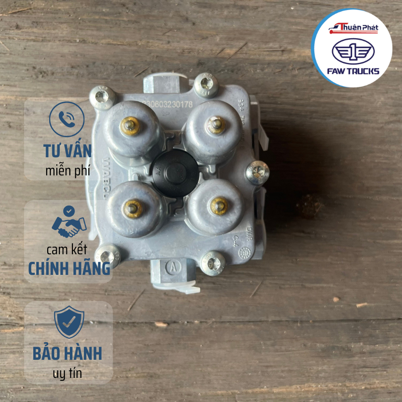CHIA HƠI 4 NÚM WABCO xe đầu kéo FAW 260, 375,430,460,445 / CHENGLONG M3 ...