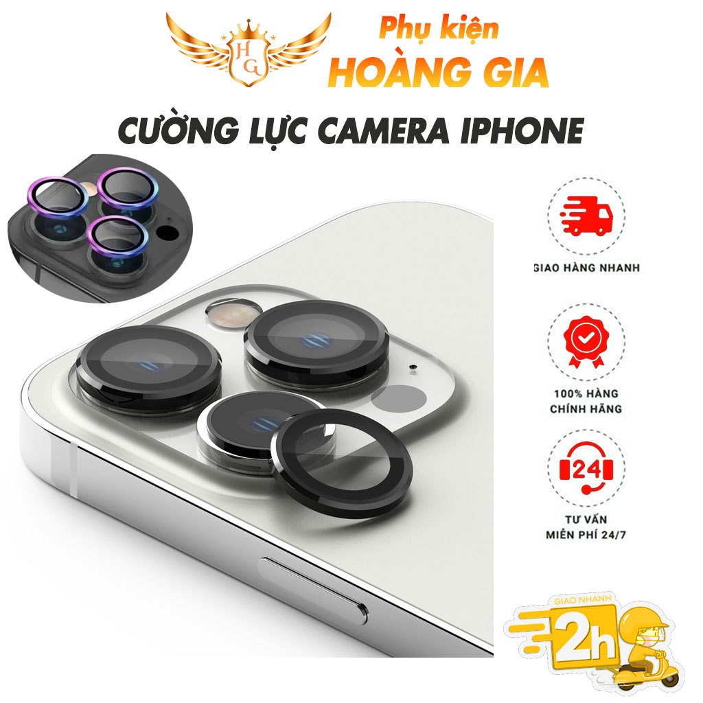 Bộ 3 mắt dán bảo vệ camera iphone 14 pro max 11 Pro max 12 Pro Max 14 plus 13 Mini Titan đính đá ...