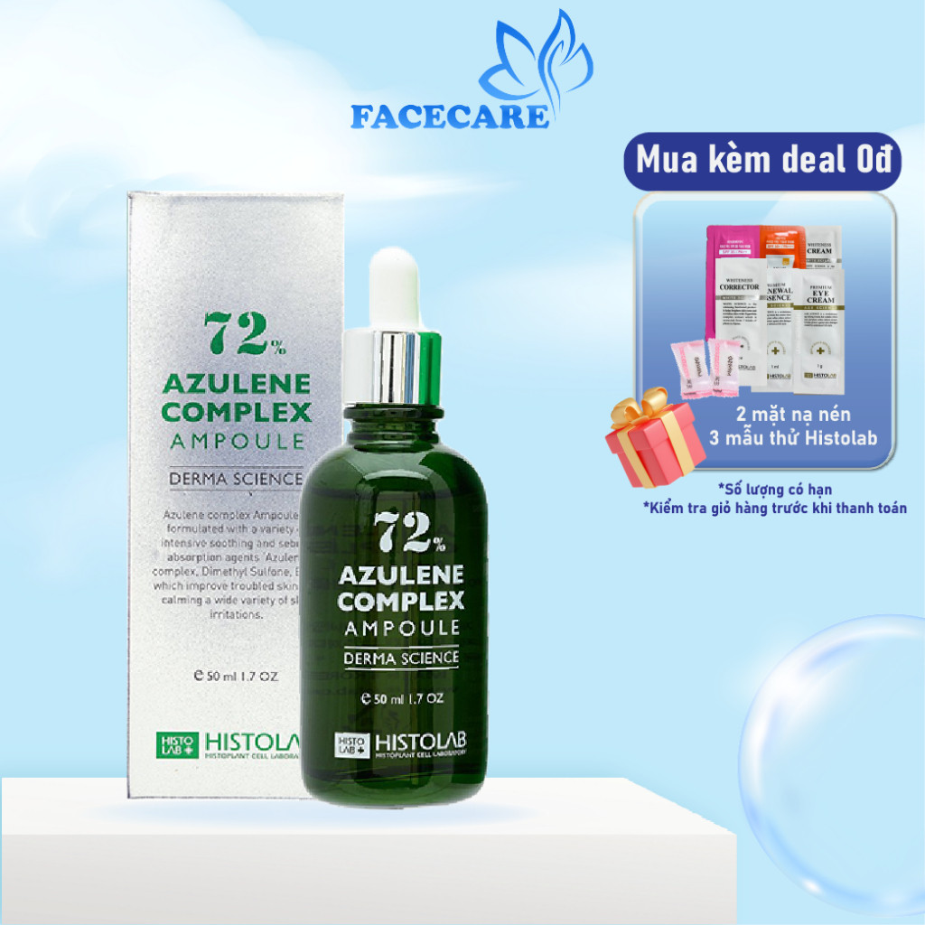 Tinh Chất Histolab Cho Da Mụn - AZULENE COMPLEX AMPOULE 72% 1ml - 50ml ...
