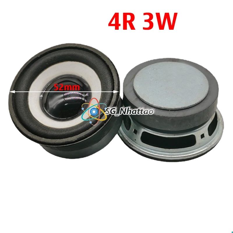 Loa 4r 3w 52mm loại tròn loa 2 inch | Shopee Việt Nam