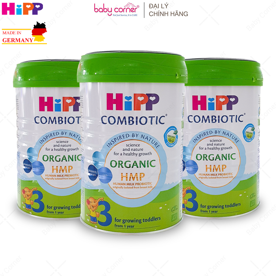 [HSD: T2/2026] Combo 3 Sữa Bột HiPP Organic Combiotic Số 3 800g | Shopee Việt Nam