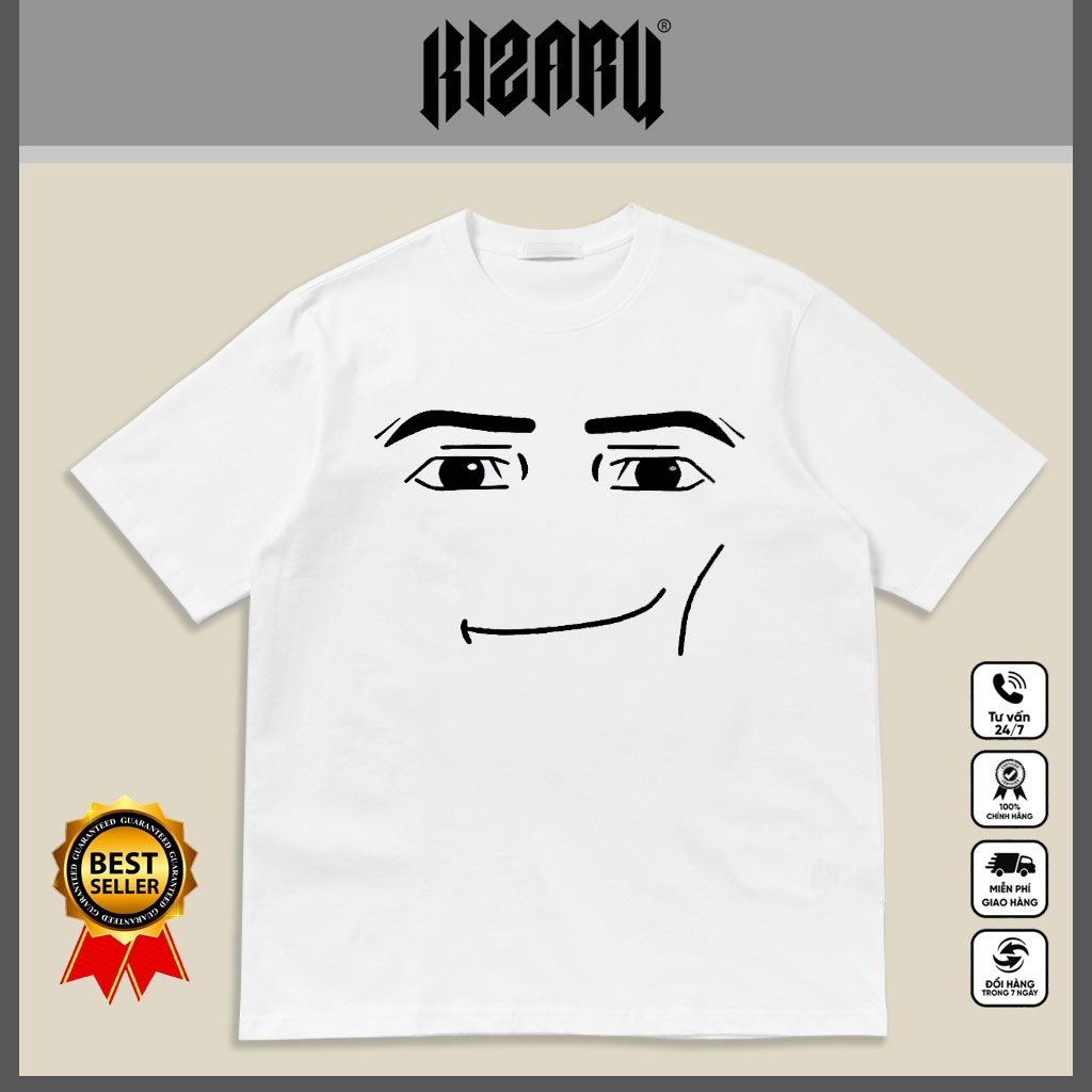 Áo Thun in hình Roblox face meme cực chất | KIZARU STORE | Shopee Việt Nam