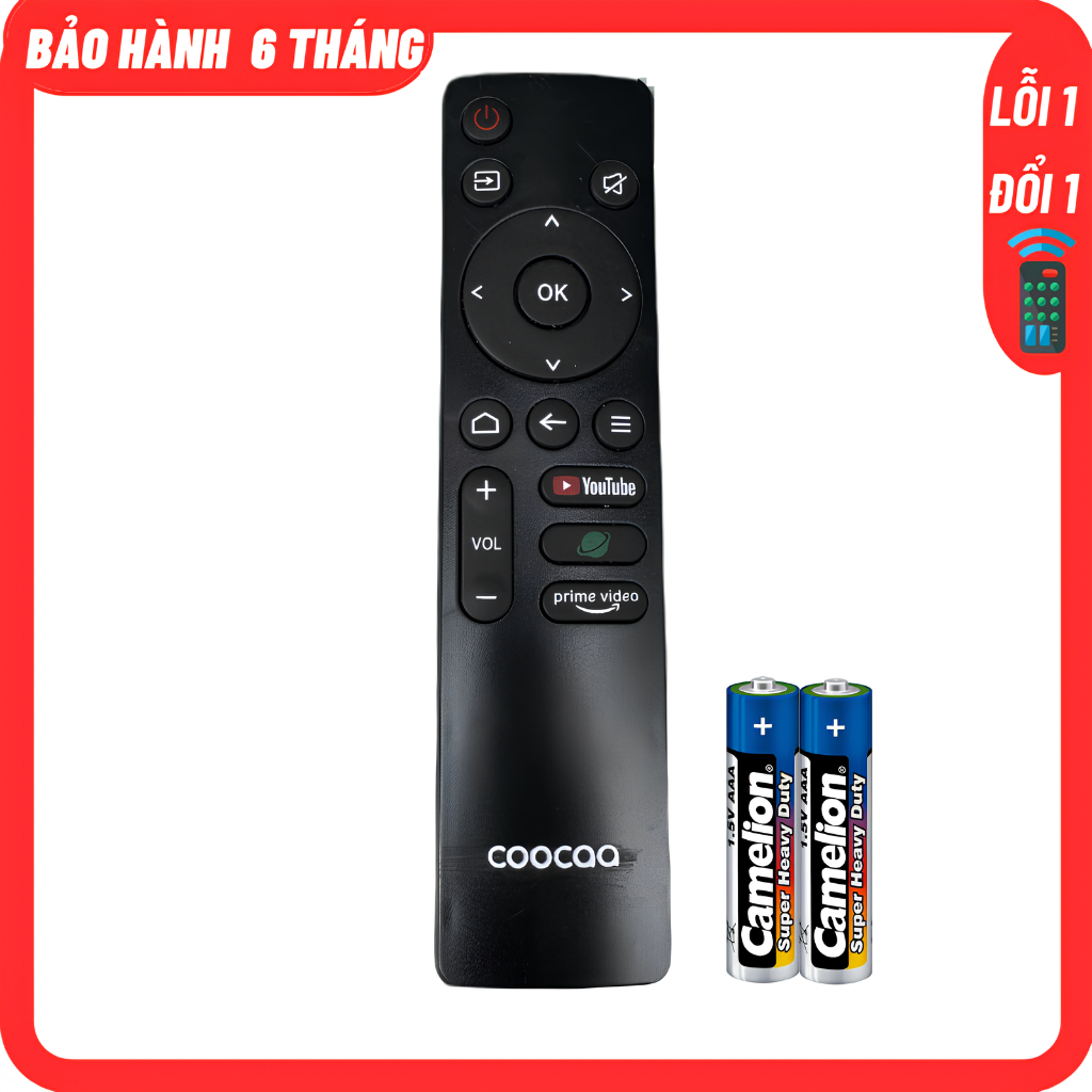 Điều khiển Tivi COOCAA kèm Pin - Remote Tivi COOCAA. | Shopee Việt Nam