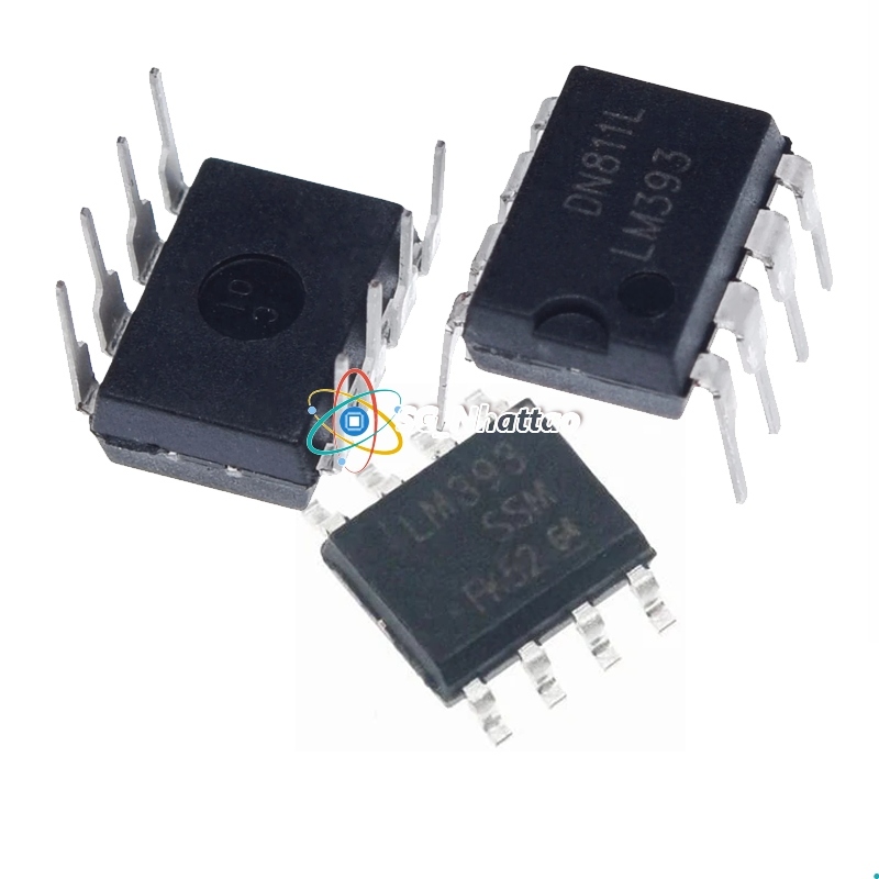 LM393P LM393 LM393D LM393DR SOP8 IC thuật toán chính hãng (con ...
