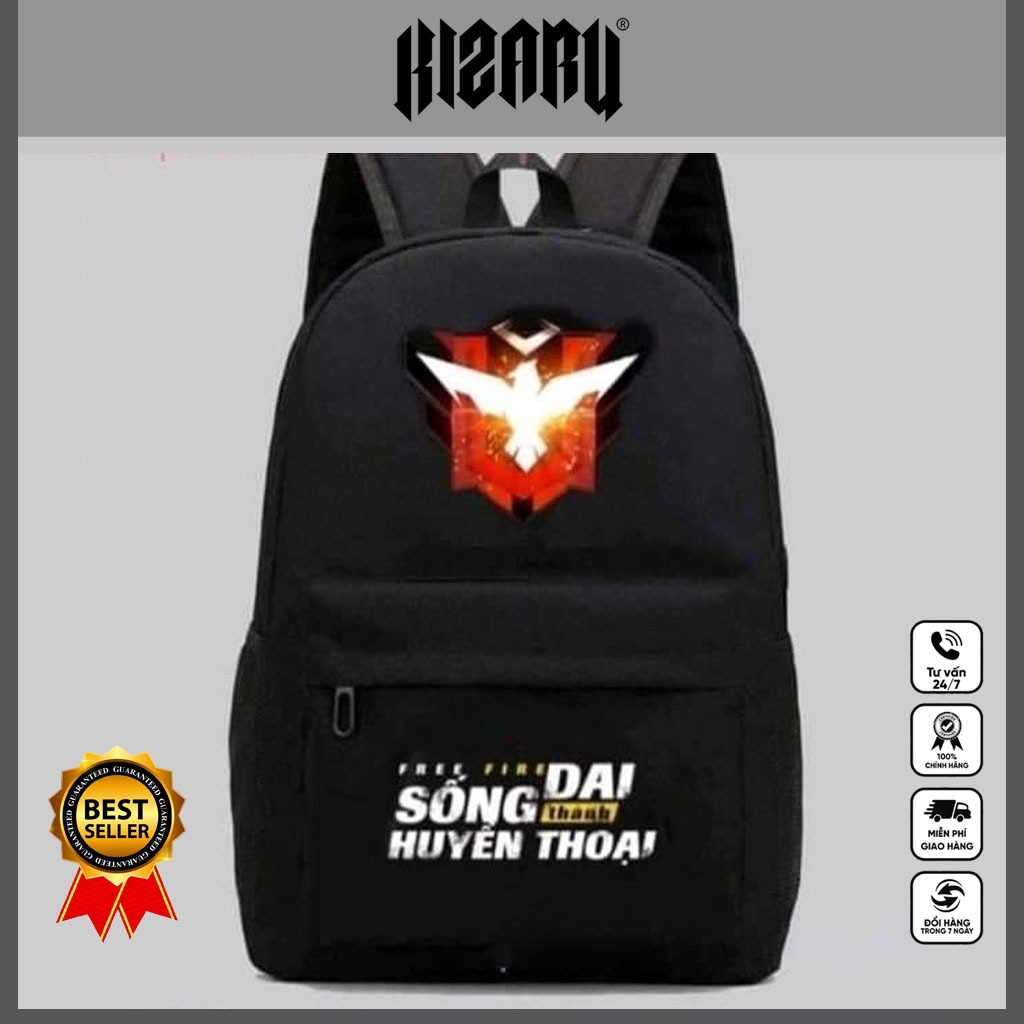 Balo Free fire dành cho học sinh tiểu học, Cặp Free Fire garena sống ...