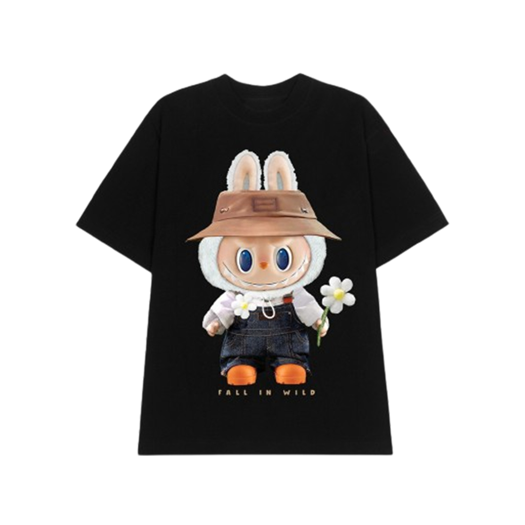 Labubu - Áo thun Labubu Victory V4 tay lỡ, form rộng vải Cotton - Thời ...