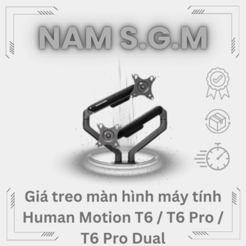 Giá treo / ARM màn hình Human Motion T6 Pro / T6 Pro Dual (Hàng chính ...