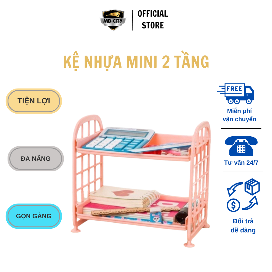 kệ nhựa đa năng - kệ nhựa mini lắp ráp thông minh tiện lợi - hàng đẹp y ...