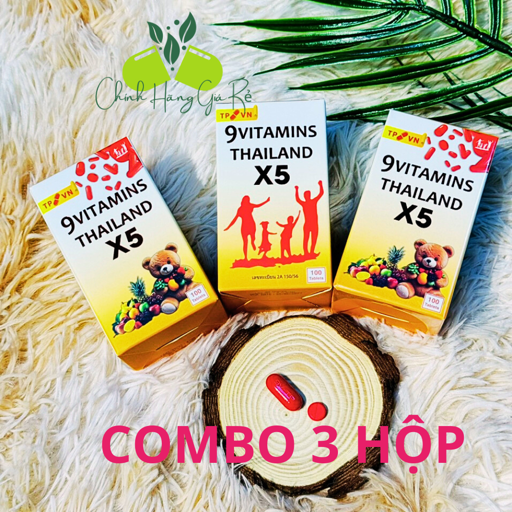 [Combo 3 Hộp] Tăng Cân Vitamin TP X5 Thái Lan 100 Viên Chính Hãng ...