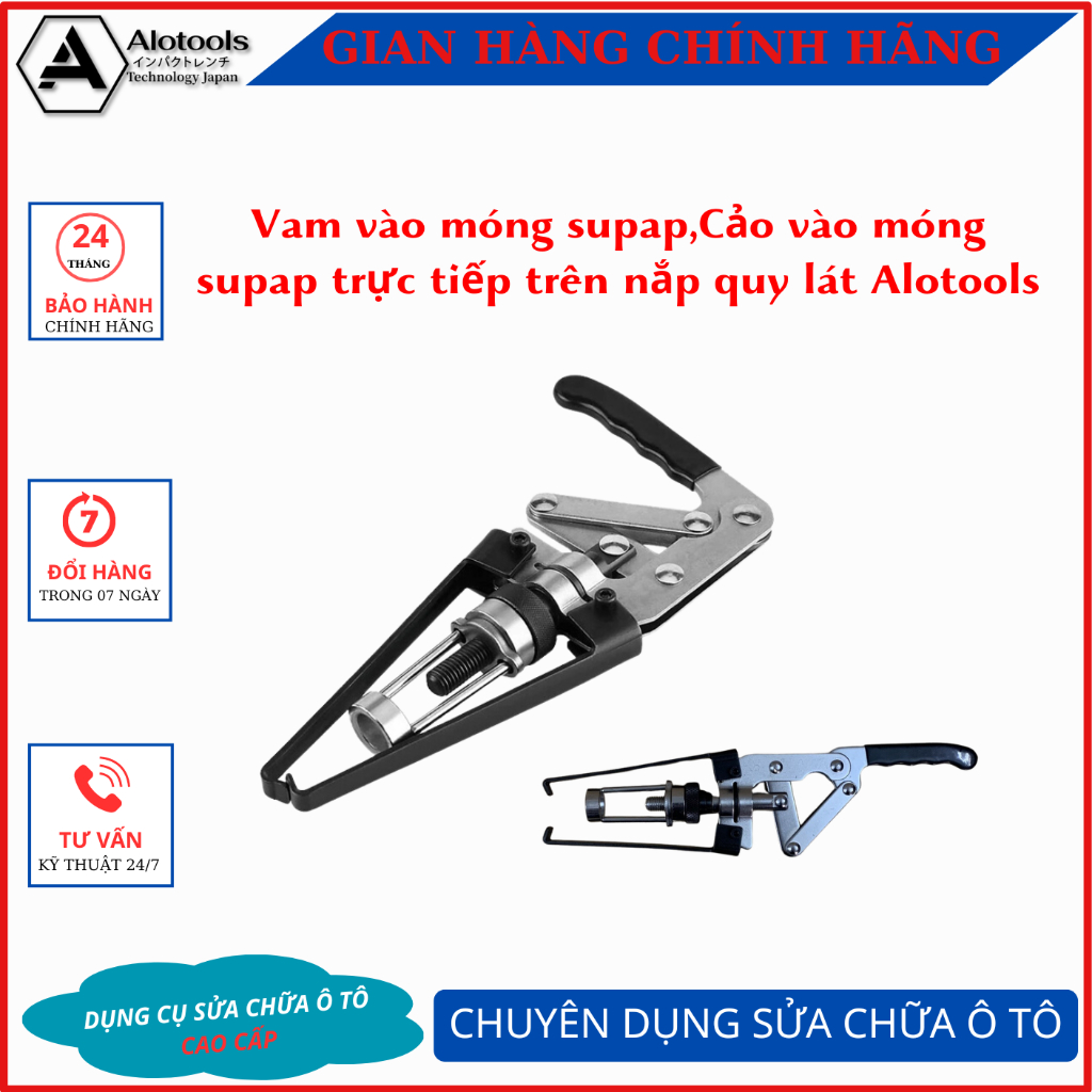 Vam vào móng xupap Cảo lò xo xupap TRỰC TIẾP trên nắp quy lát Alotools ...