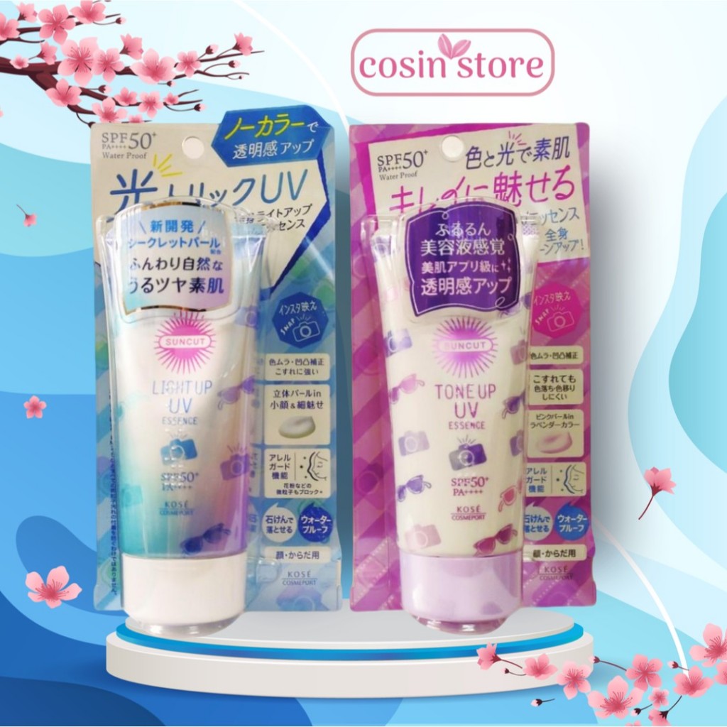 Kem Chống Nắng Nâng Tông Kose Suncut Tone Up UV Essence Light Up SPF50+ PA++++ 80g Cosin Store ...