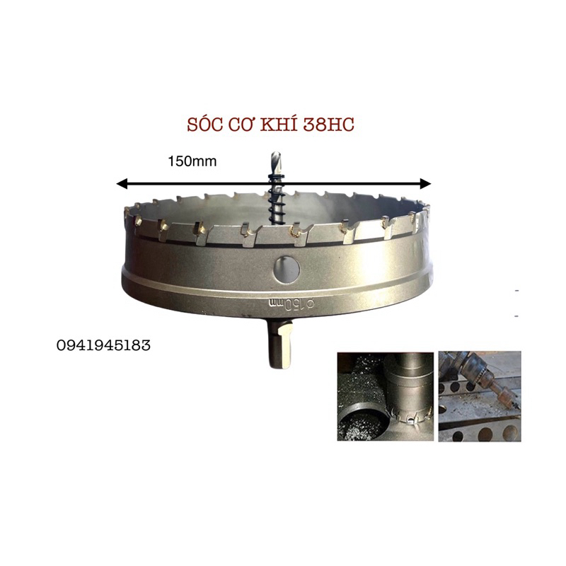 Mũi khoét inox 120mm/125mm/130mm/150mm | Shopee Việt Nam