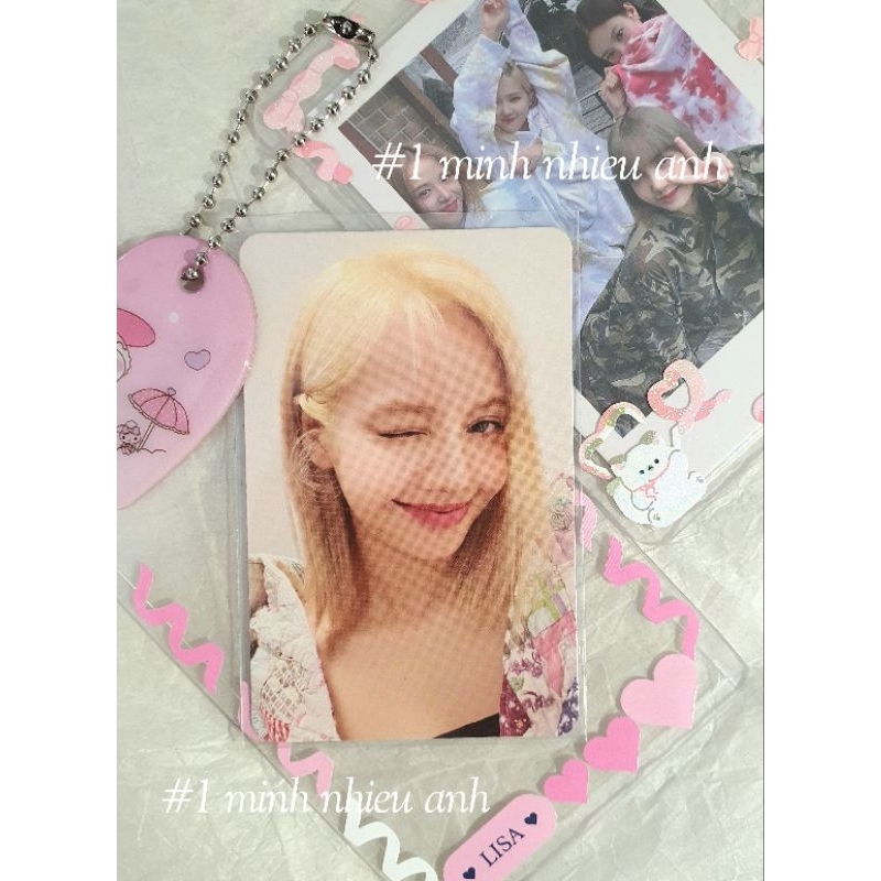 Card bo góc BlackPink Lisa hàng official | Shopee Việt Nam