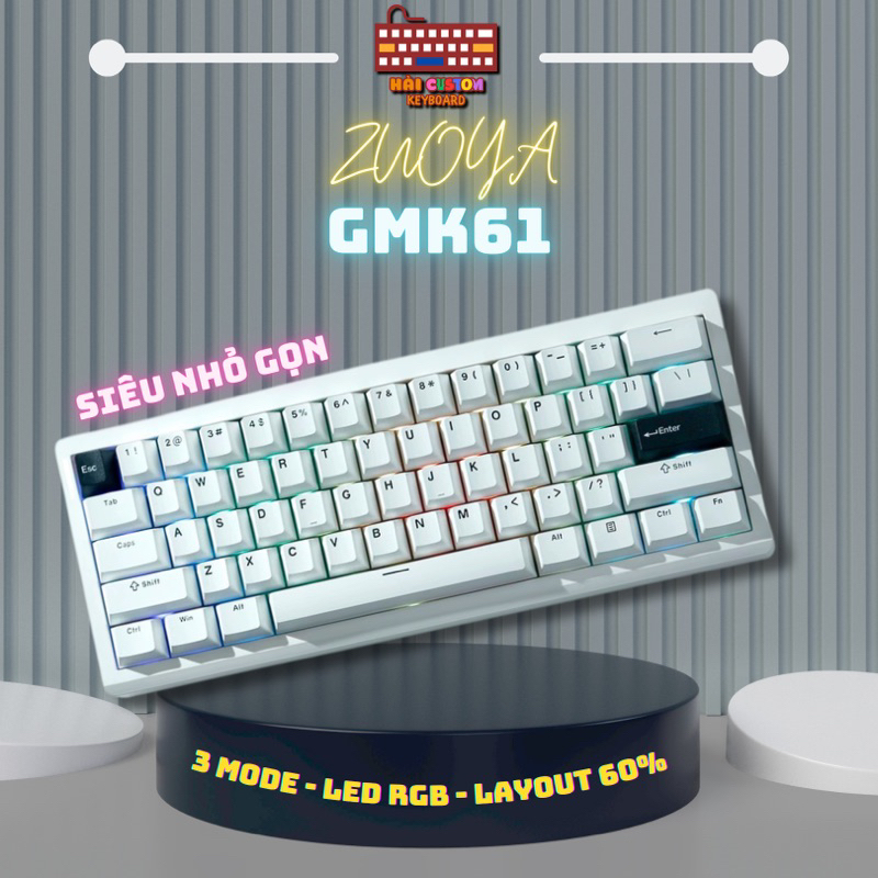 [HOẢ TỐC] BÀN PHÍM GMK61 | MẠCH XUÔI 1.5MM NON FLEX CUT | HOTSWAP 5 PIN ...