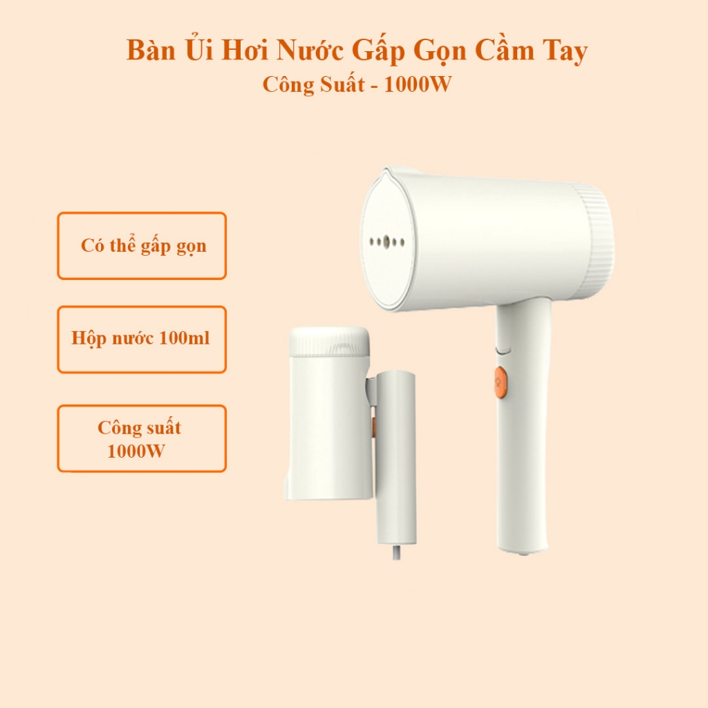 Bàn là hơi nước cầm tay Lofans GT 313 bàn ủi hơi nước cầm tay gấp gọn công suất 1000W là phẳng ...