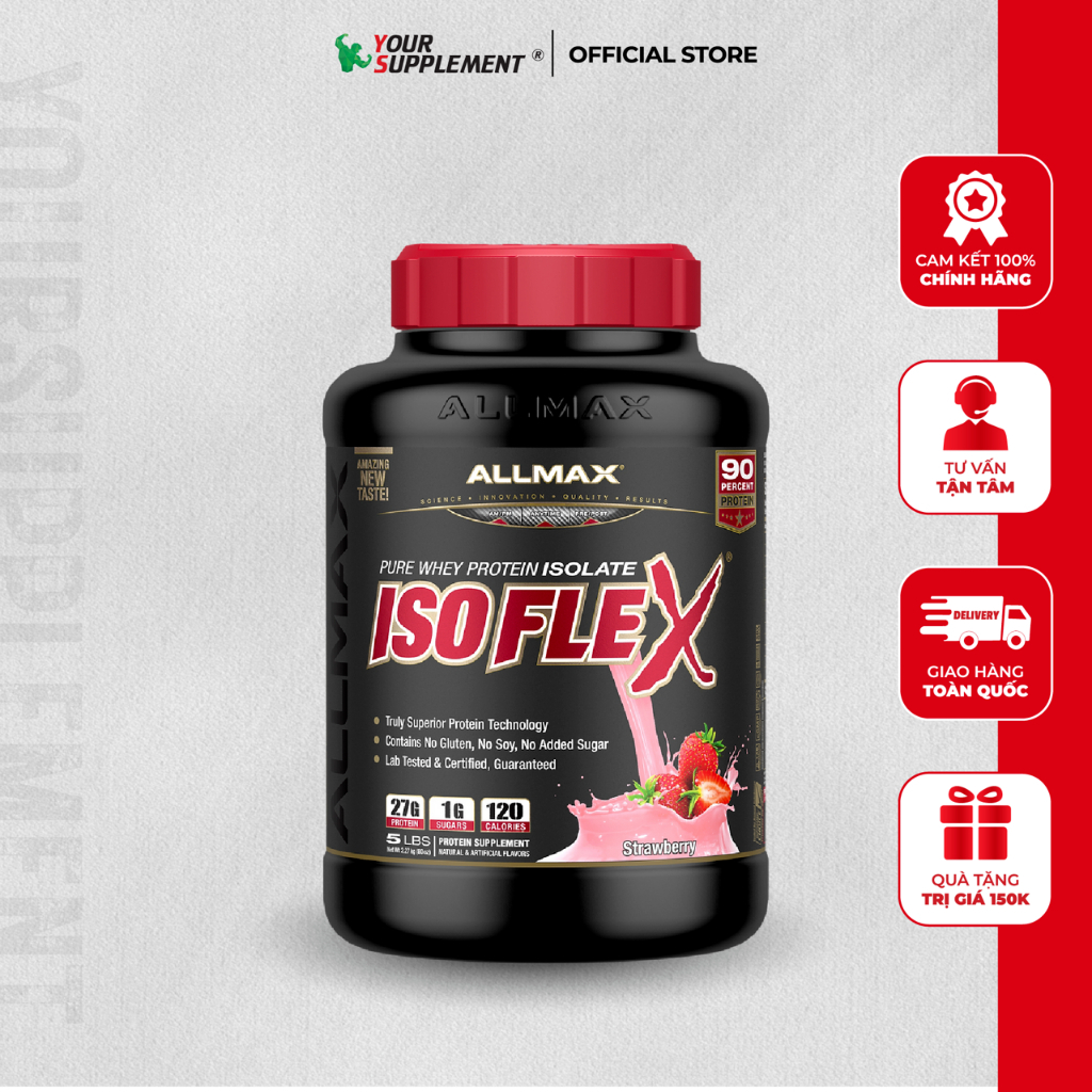 [THANH LÝ] Sữa Tăng Cơ ISO FLEX ALLMAX - 75 lần dùng | Shopee Việt Nam