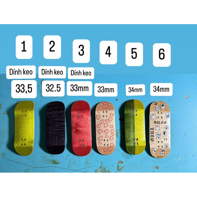 Deck Fingerboad Cho Ván Trượt Ngón Tay”Deck Cũ”Diamond Fingerboard ...