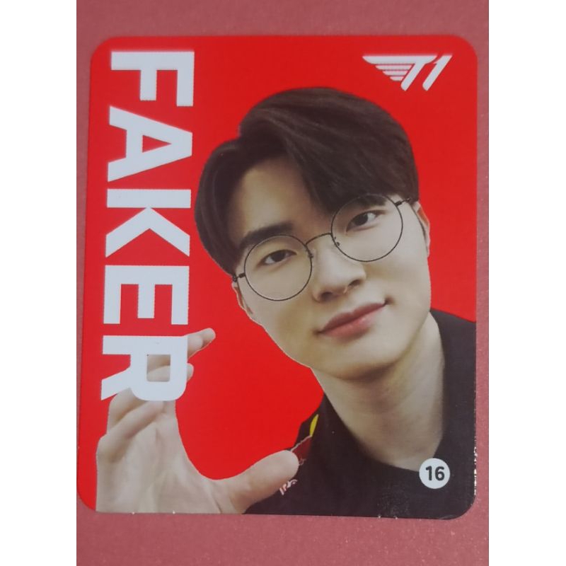 thẻ ảnh photocard CU X T1 faker official faker hàng chính hãng thẻ card | Shopee Việt Nam