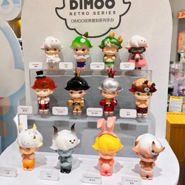 [ Blind box Popmart Dimoo Retro Series ] Snowy Owl và Little Green ...