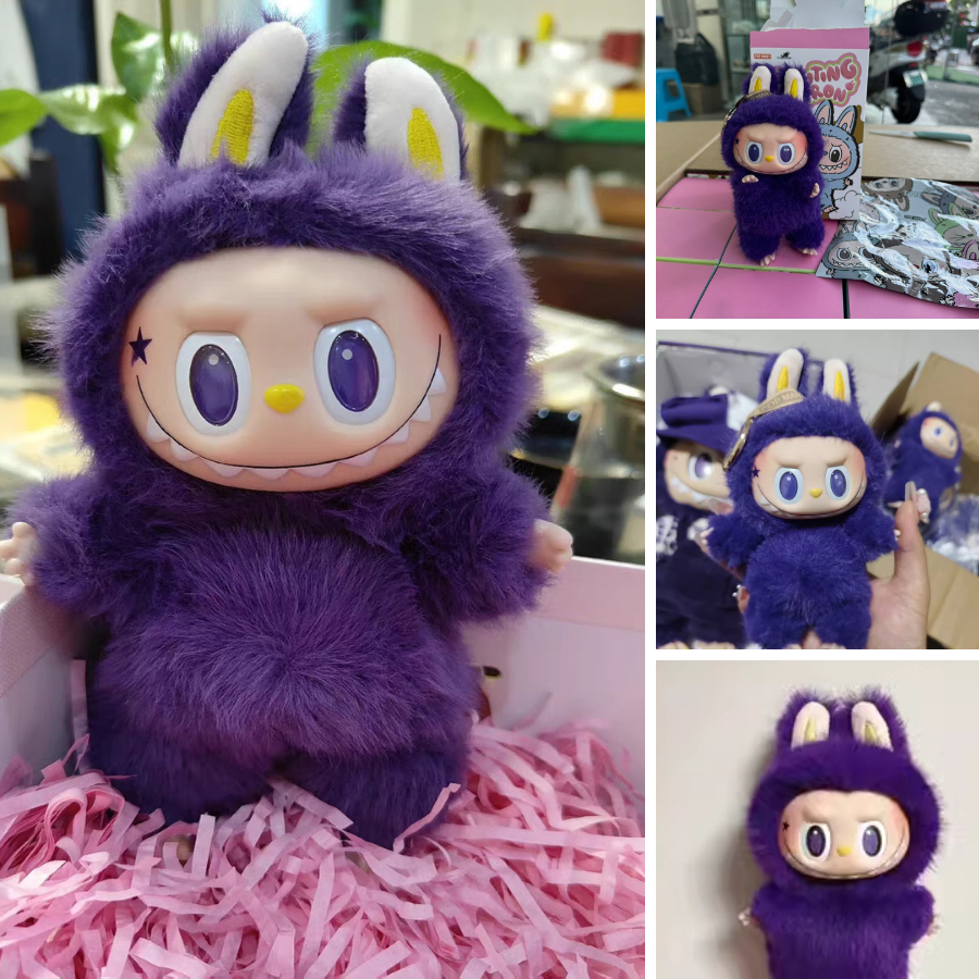 Mô hình Labubu Doll Clothes - Purple Labubu - decor trang trí phụ kiện ...