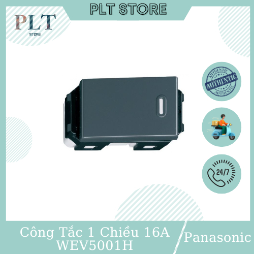 Công Tắc 1 Chiều 16A Màu Đen Size S Panasonic Dòng Wide WEV5001H ...