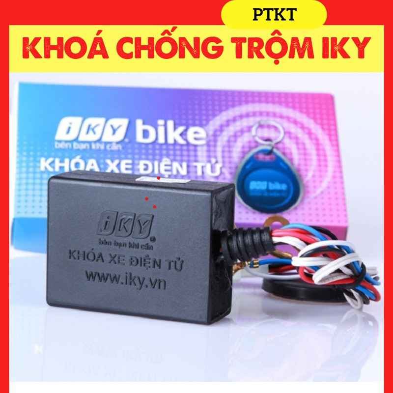 Khóa chống trộm xe máy Iky Bike sử dụng công nghệ RFID bảo mật cao, bảo ...