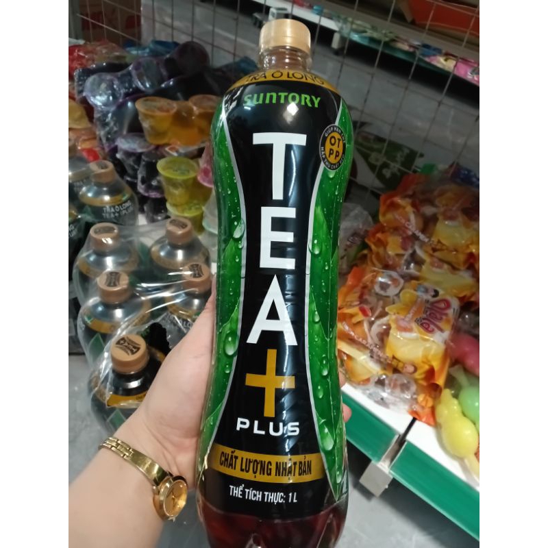 Trà ô long Tea Plus chai 1L | Shopee Việt Nam